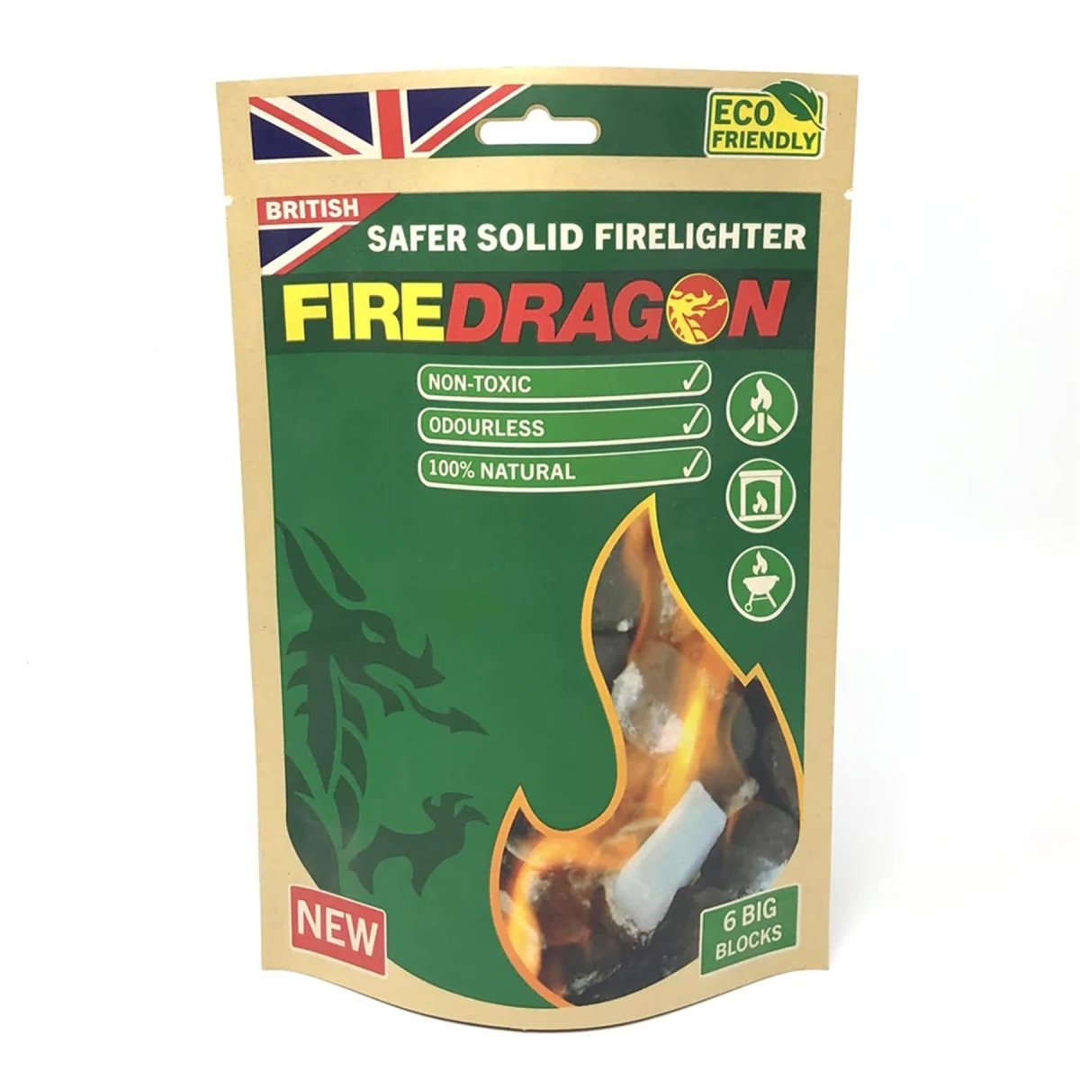Outdoor solid fuel blocks 6 pieces firestarter by BCB FireDragon ...