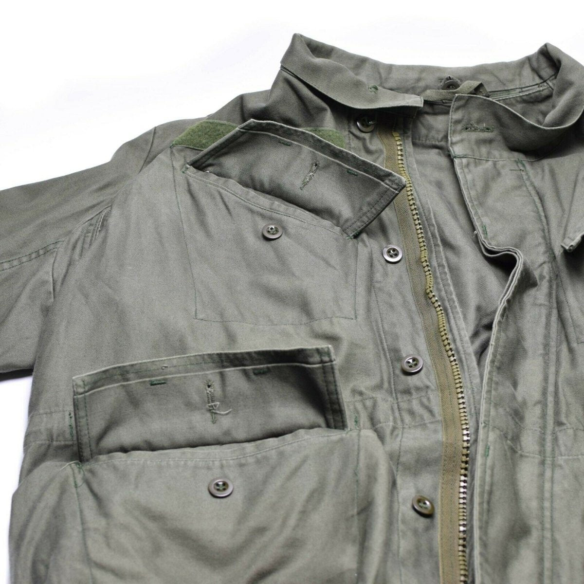 Original Belgian army field jacket M64 waterproof military parka OD ...
