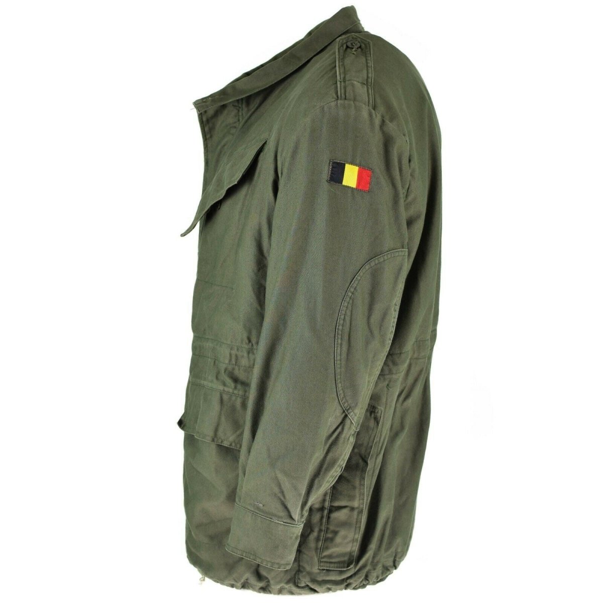 Original Belgian army field jacket M64 waterproof military parka OD ...