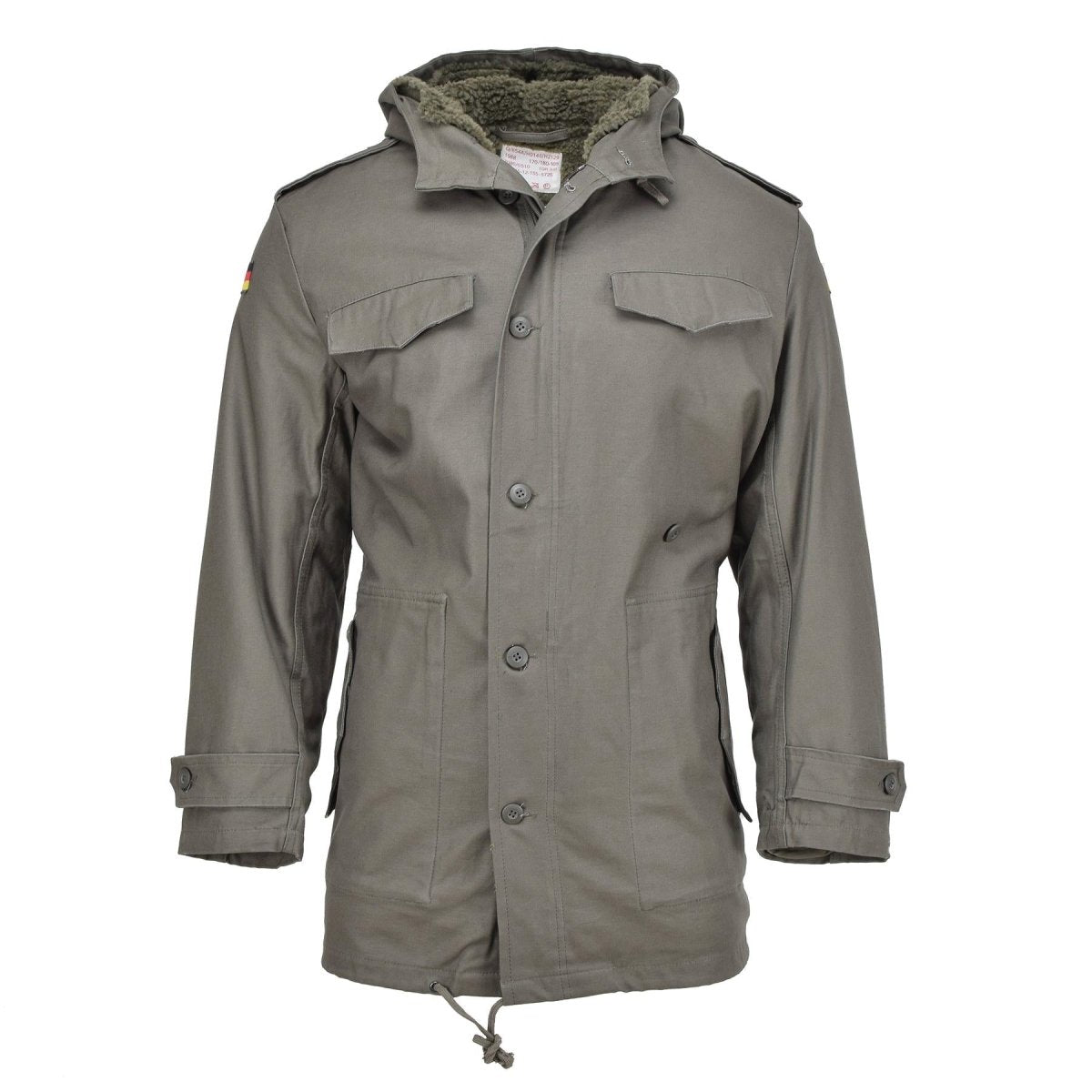 Faux Fur Lined Parka MIL-TEC German military style liner hooded