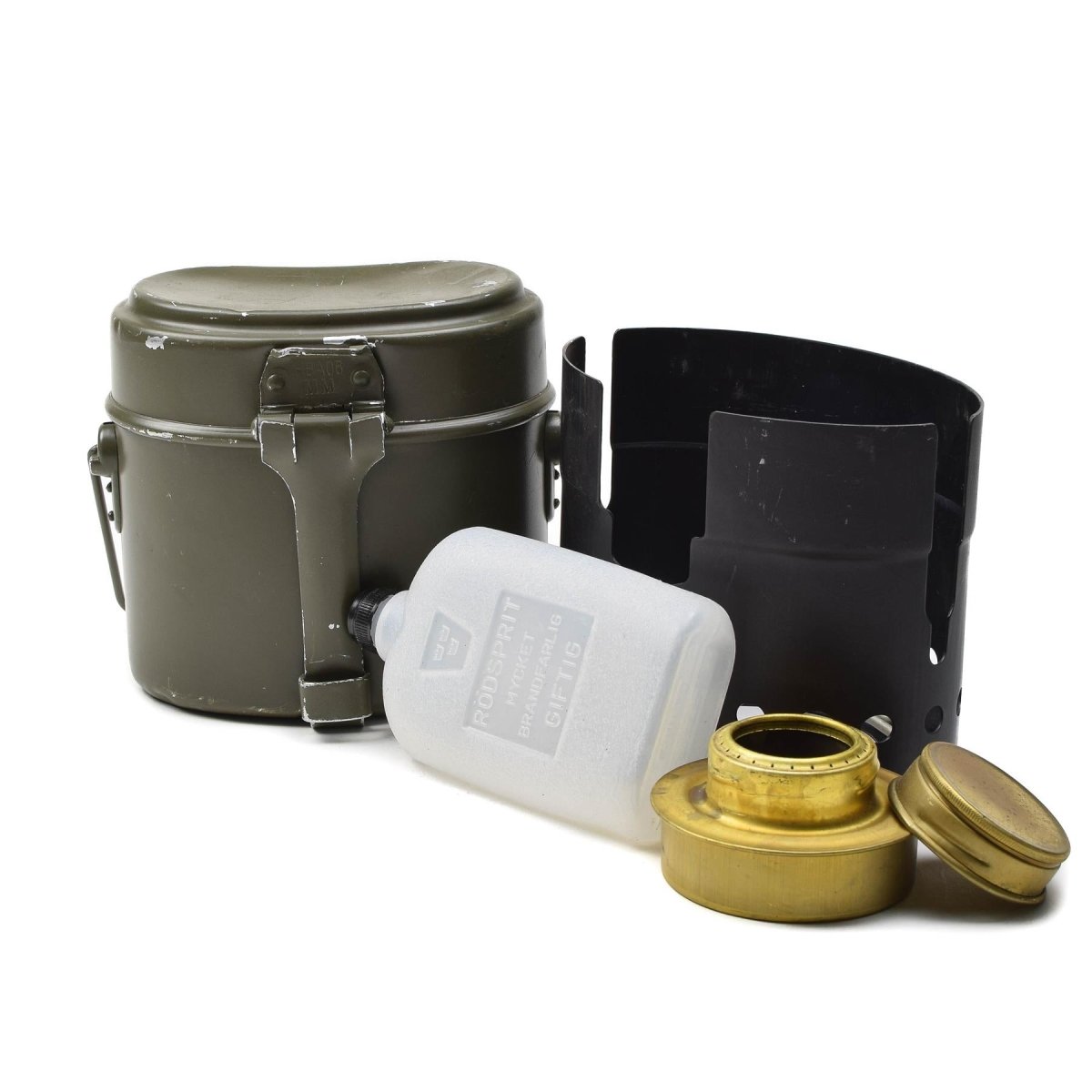 Military canteen cook set Original Austrian mess kit Swedish SEVA ...
