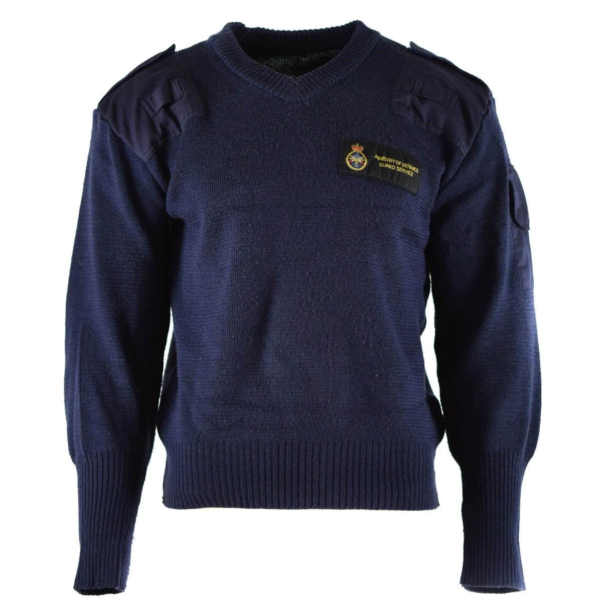 Solid blue sweater Original British defence service pullover Commando ...