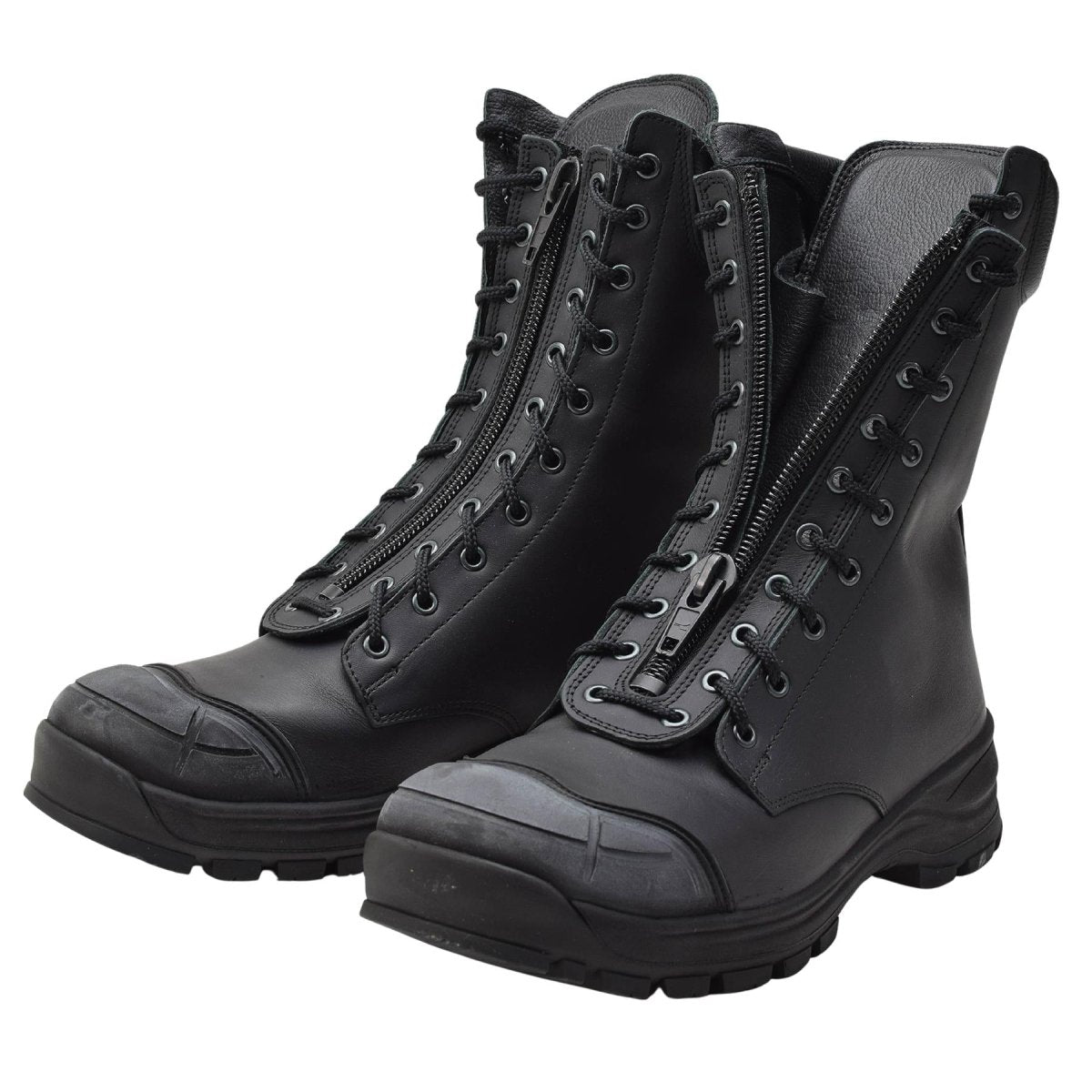 Leather black boots Original Dutch army tactical boots black leather ...